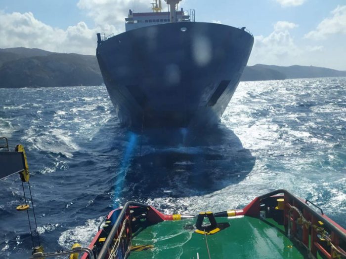 VERNICOS TUGS | MV Hotzi – Towage operation successfully conducted